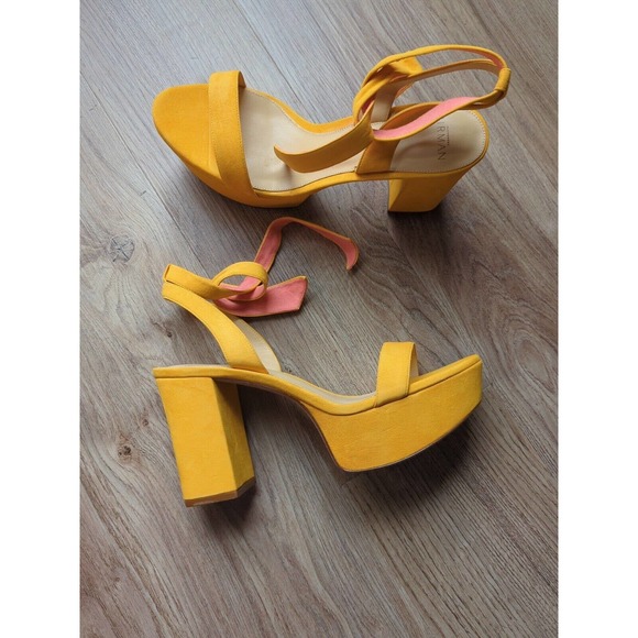 Alexandre Birman | Shoes | Alexandre Birman Noelle 85 Yellow Platform ...
